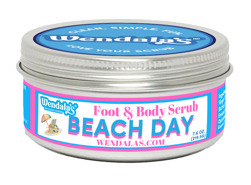 BEACH DAY FOOT & BODY SCRUB – LowCountry Sugar Scrub