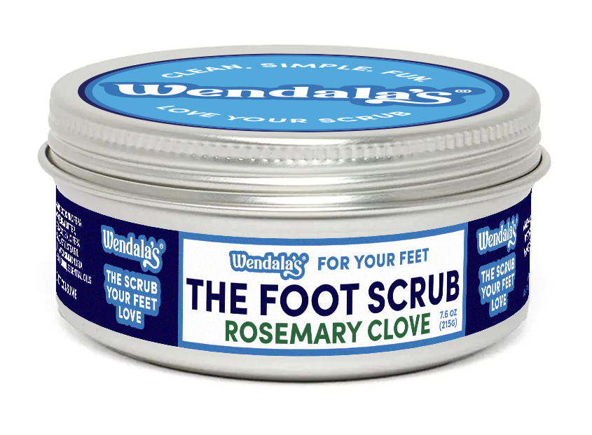 The Foot Scrub- Rosemary Clove – LowCountry Sugar Scrub