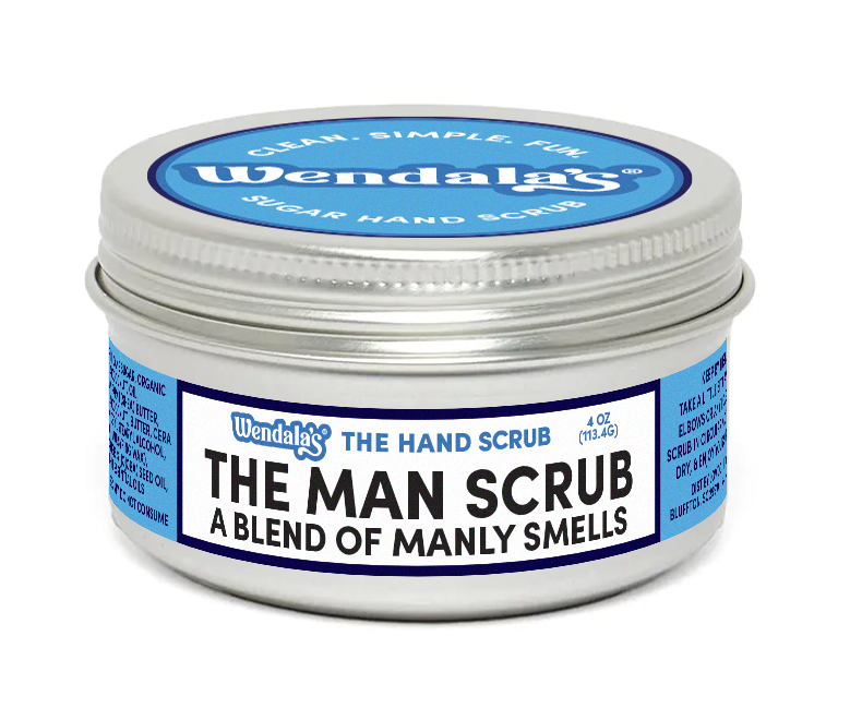 THE MAN SCRUB- A BLEND OF MANLY MAN SMELLS – LowCountry Sugar Scrub